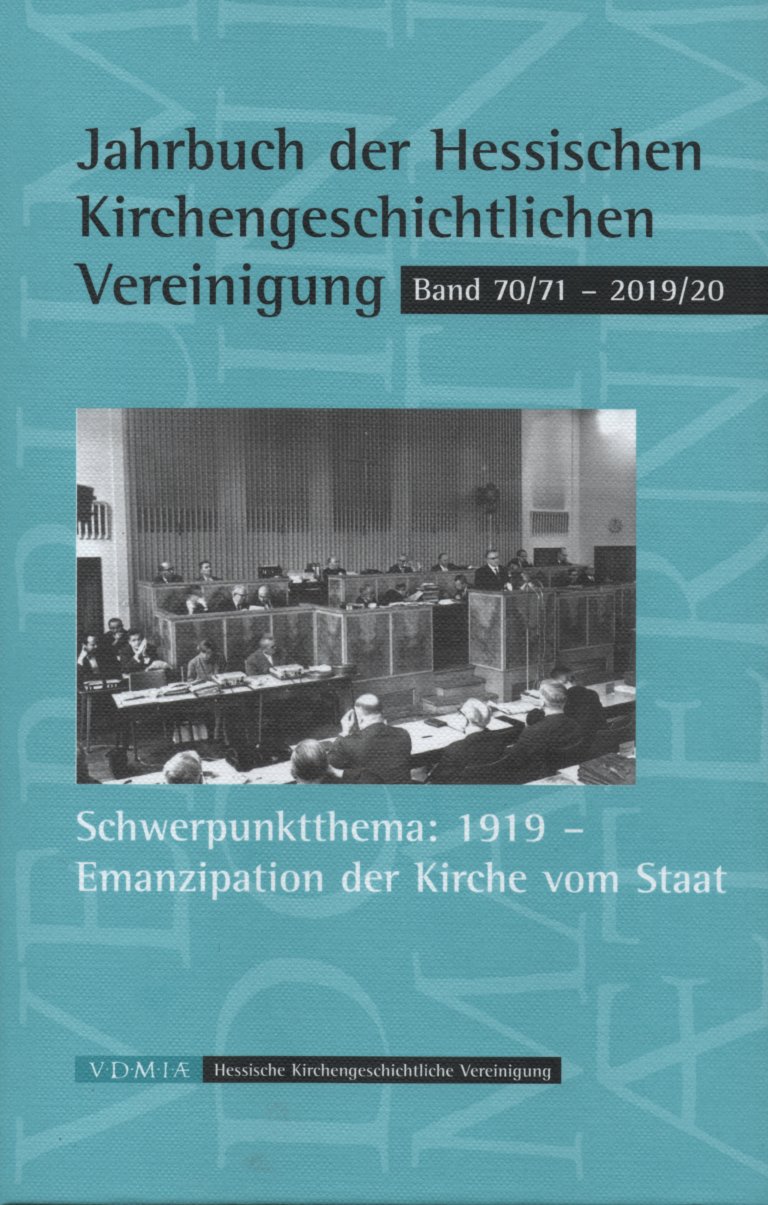 Jahrbuch (JHKV) – Hessische Kirchengeschichtliche Vereinigung